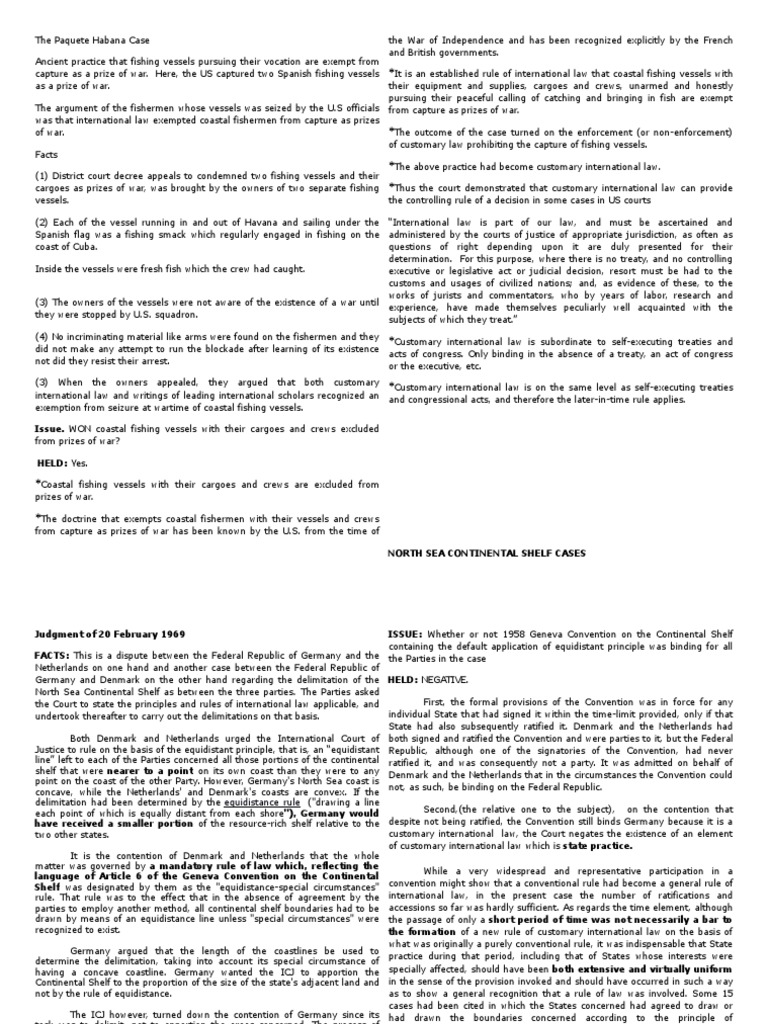 Pil Cases | PDF | Treaty | Prize (Law)