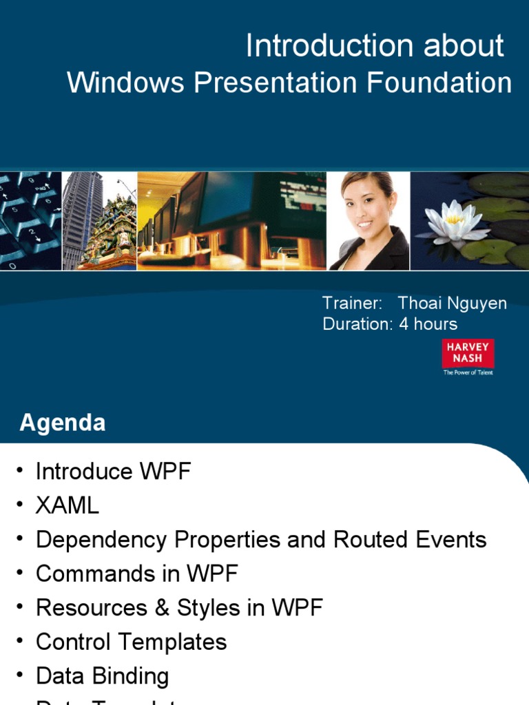 Introduction About Wpf Pdf Extensible Application Markup Language Windows Presentation
