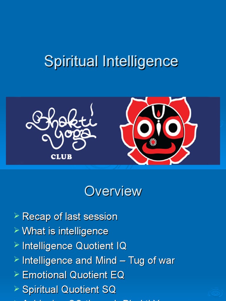 Understanding Spiritual Intelligence | PDF | Intelligence | Emotional ...