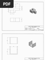 Autodesk Inventor Practice Part Drawings | PDF