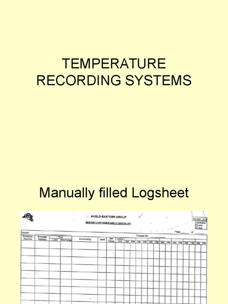 Temperature Recording Systems New 16 Nov 2012 | PDF | Human Resource ...