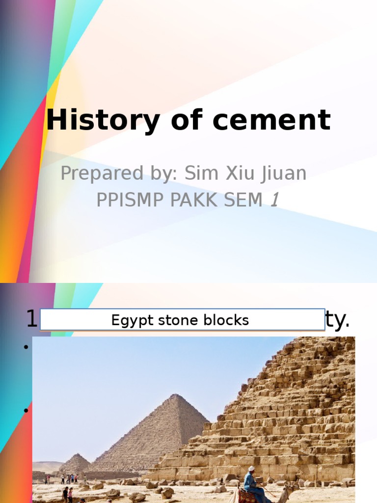 Timeline of Cement History | PDF | Cement | Mortar (Masonry)