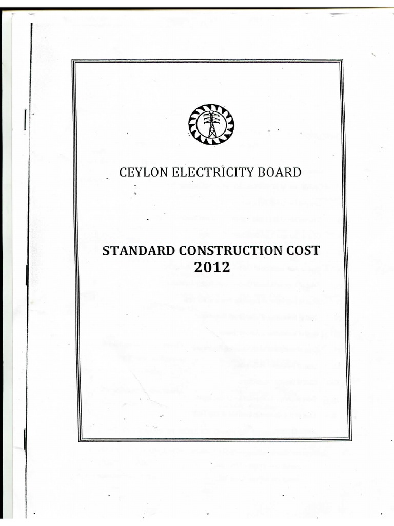 Electrical Design and Rates Document | PDF | Electrical Substation ...