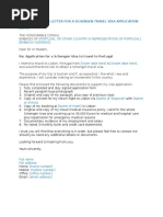 Japan Tourist Visa Cover Letter Sample | PDF | Travel Visa | Tourism