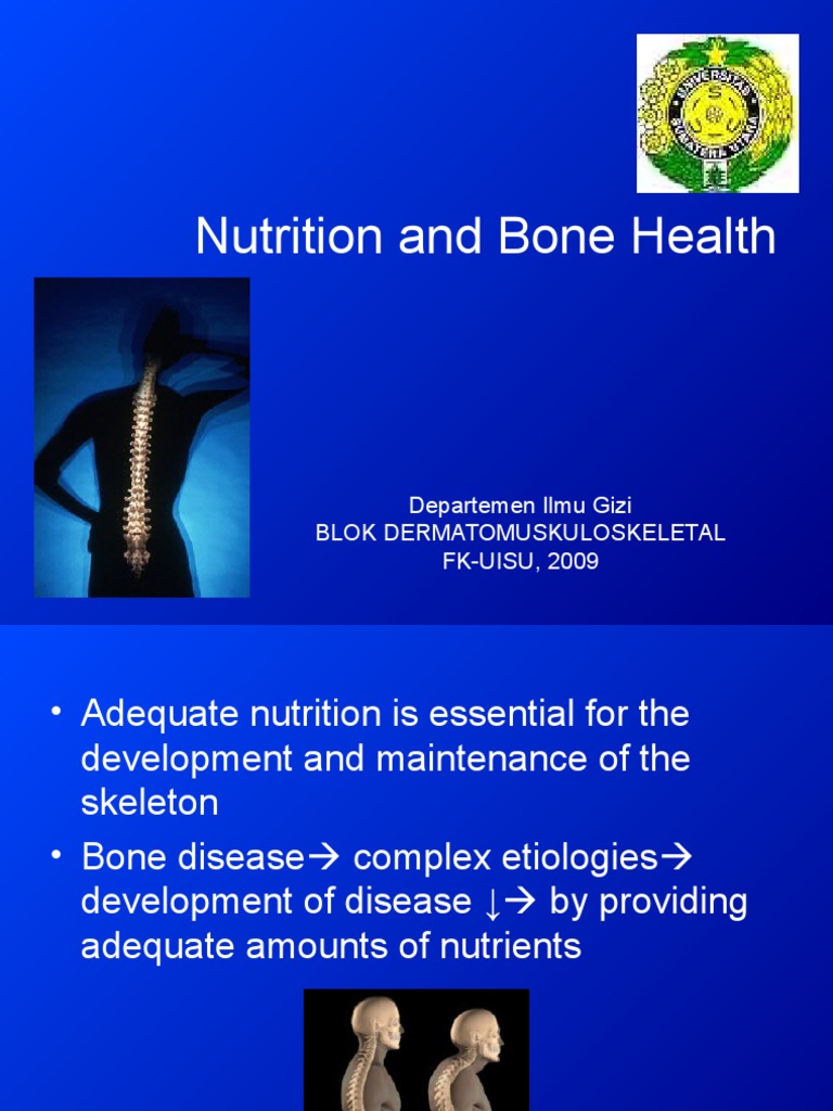 Nutrition and Bone Health | PDF | Osteoporosis | Magnesium