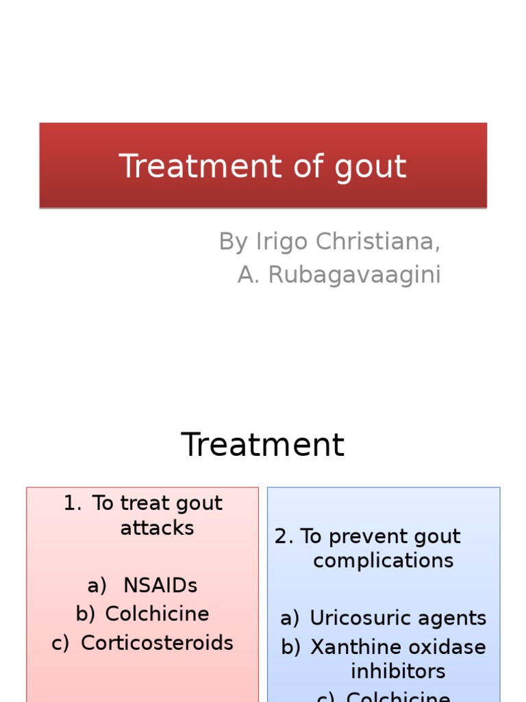 Treatment of Gout | PDF