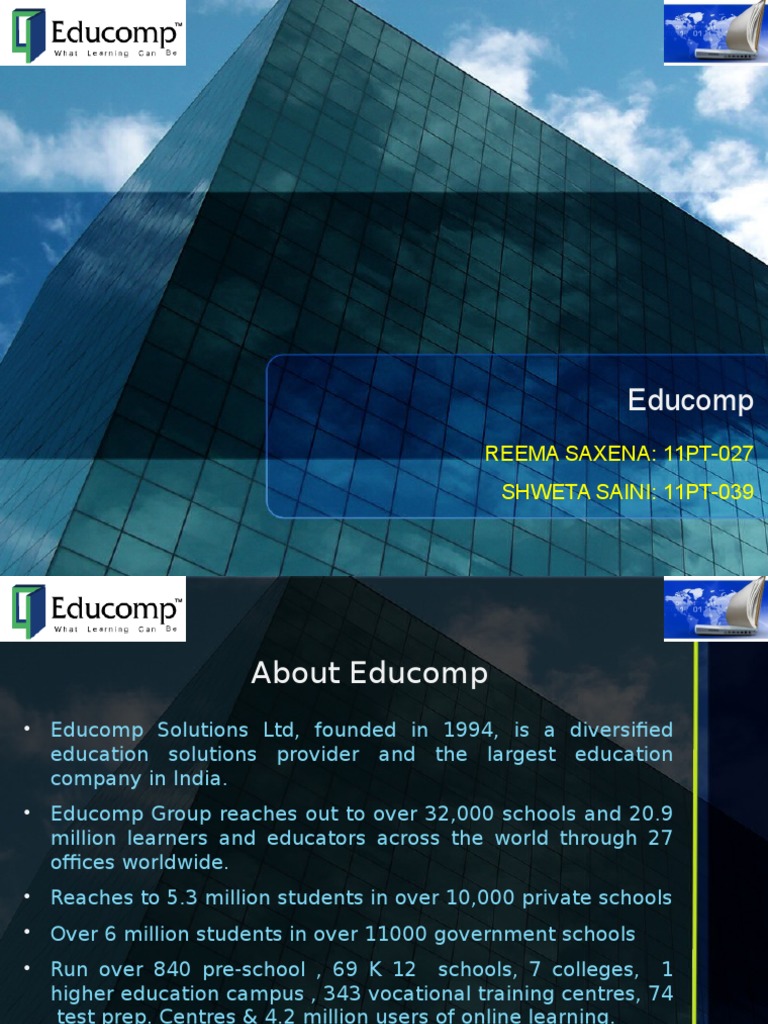 Business Model of Educomp | PDF | Business | Business Economics
