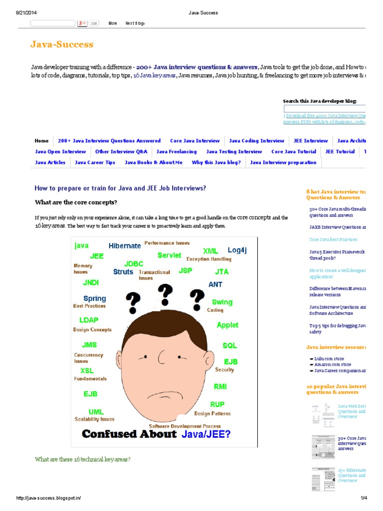 Java Success | PDF | Job Interview | Java (Programming Language)