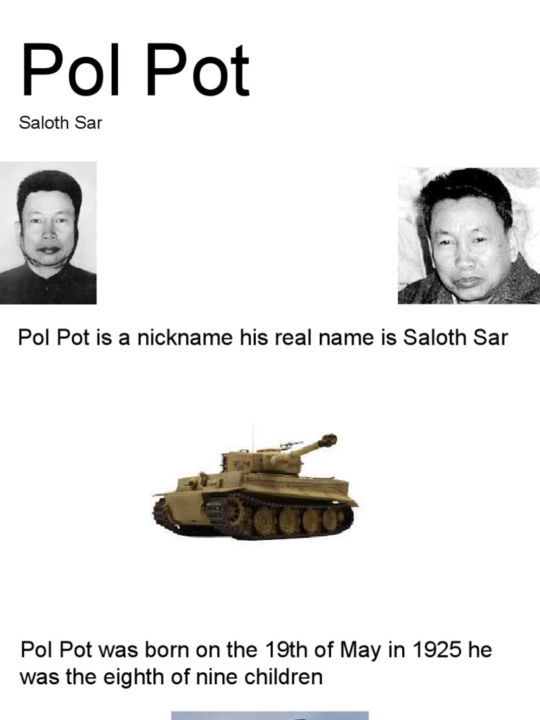 Pol Pot: Birth and Leadership Overview | PDF