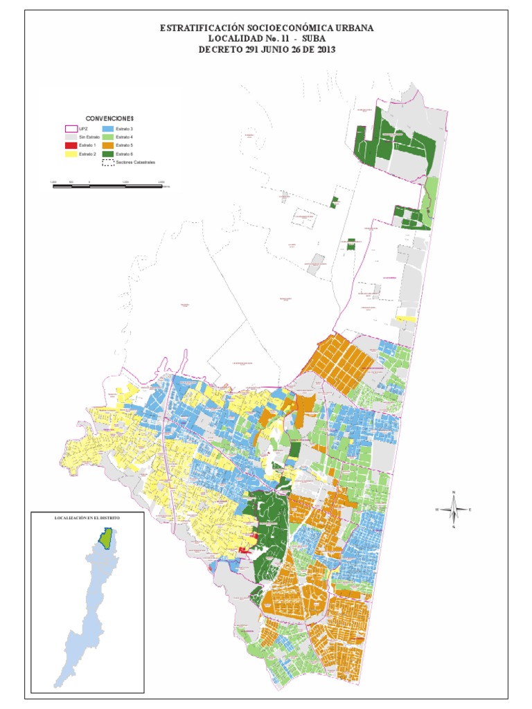 Mapa Localidad Suba | PDF