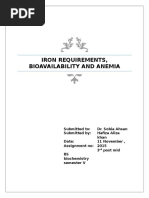 Ganzoni Equation For Iron Deficiency Anemia | PDF | Anemia | Iron