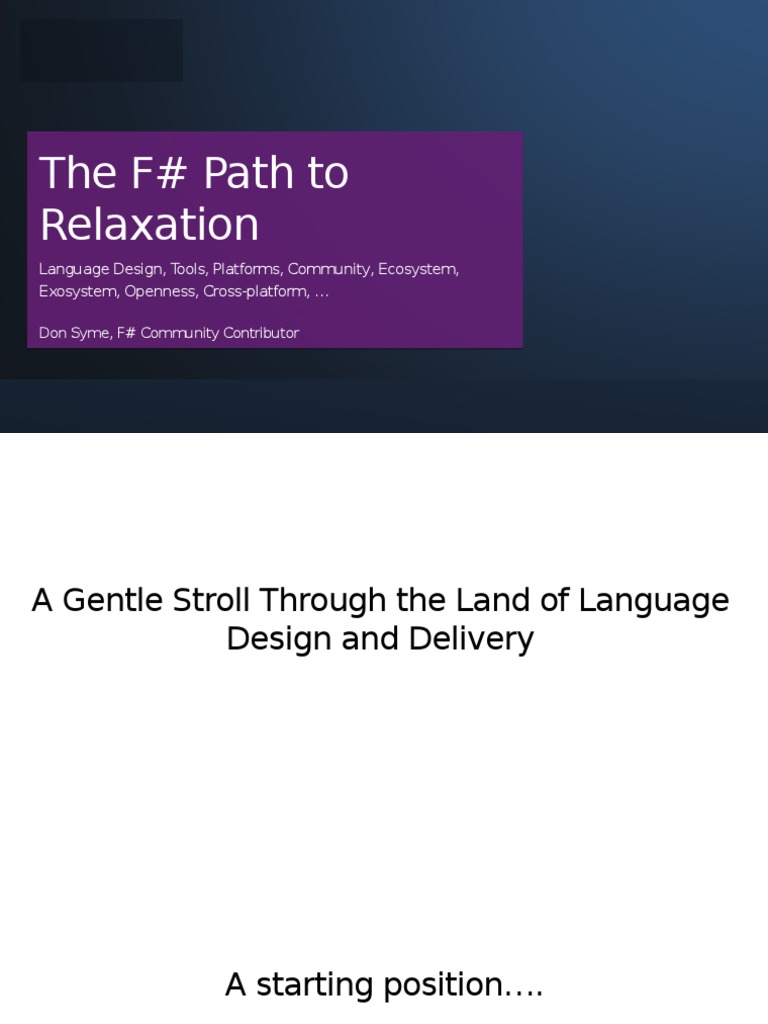 F# Path To Relaxation | PDF | Functional Programming | C Sharp ...