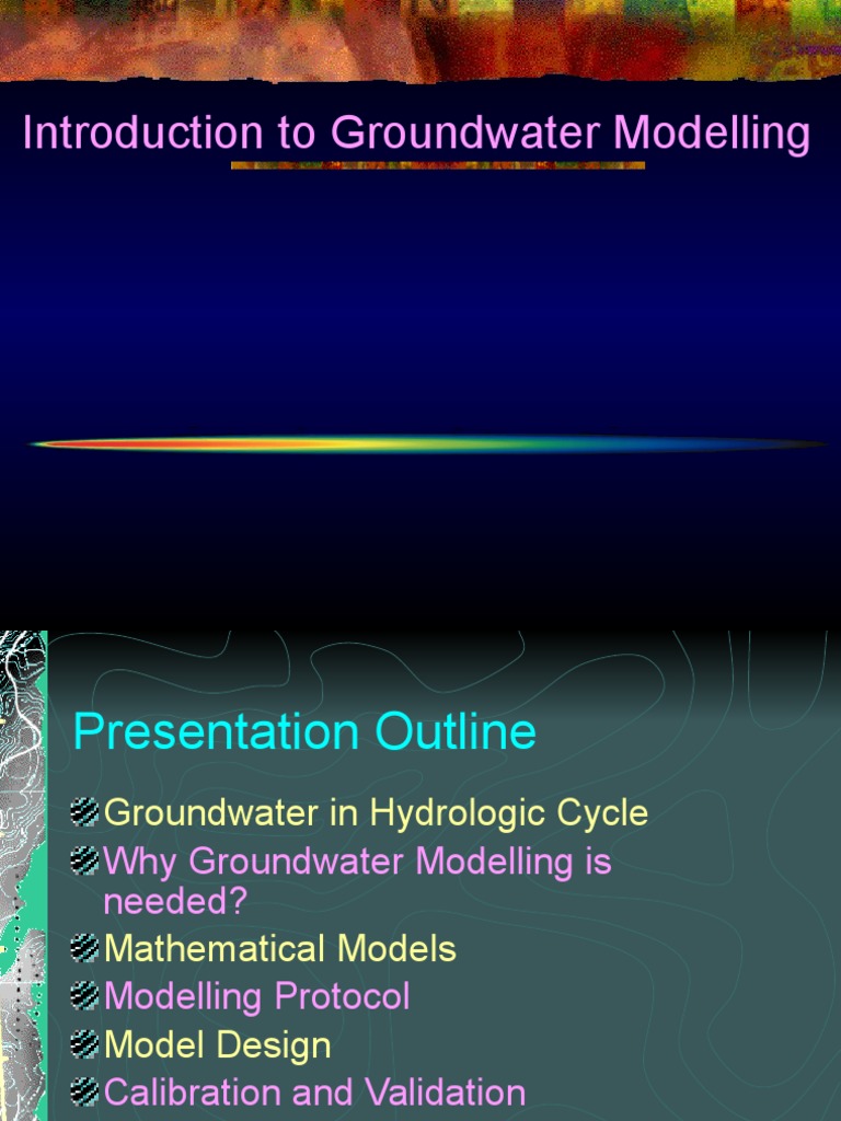 Introduction To Groundwater Modeling | PDF | Hydrogeology | Groundwater