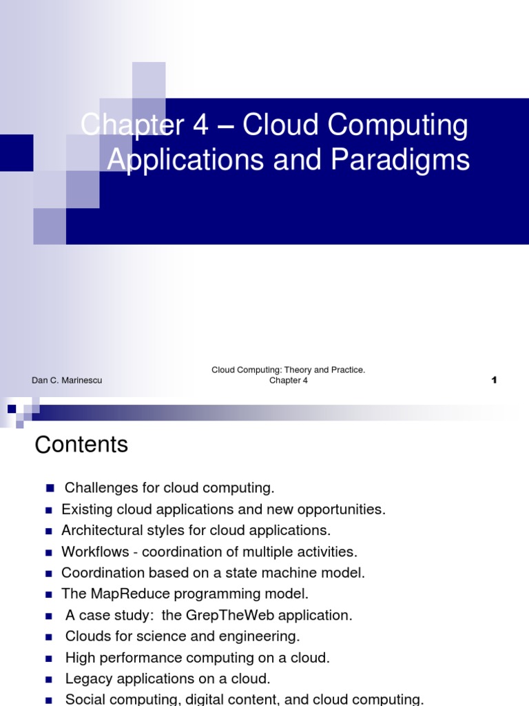 Cloud Computing Applications and Paradigms | PDF | Client–Server Model ...