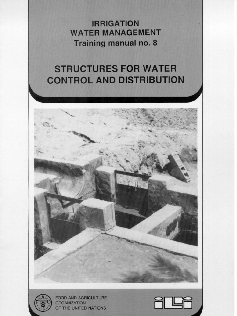 Structures For Water Control and Distribution | PDF | Irrigation | Spillway