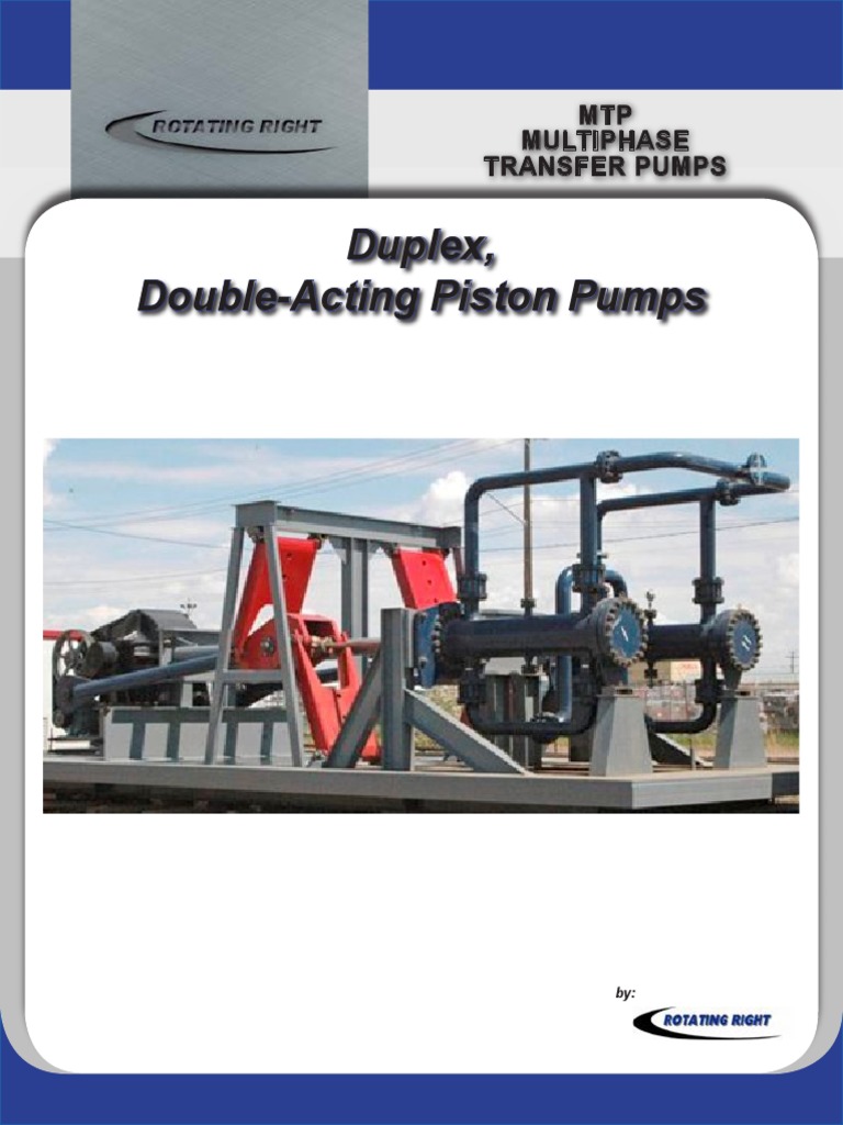 MTP Multiphase Transfer Pump Brochure LF | PDF | Pump | Pressure