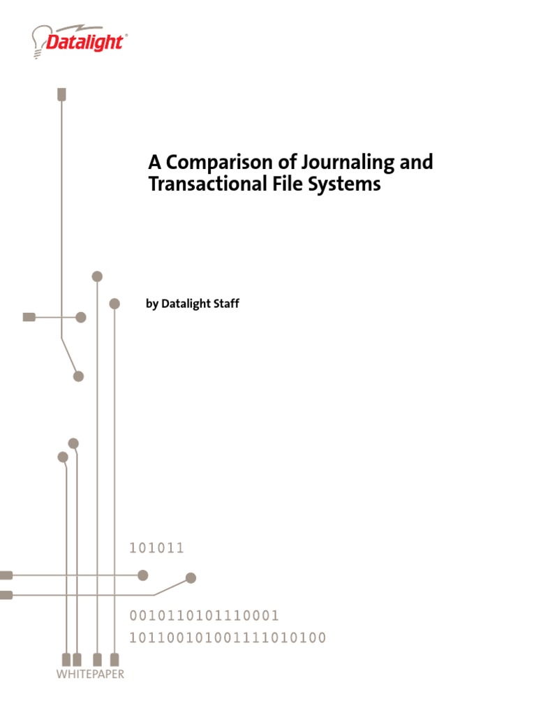 A Comparison of Journaling and Transactional File Systems | PDF | File System | Computer File