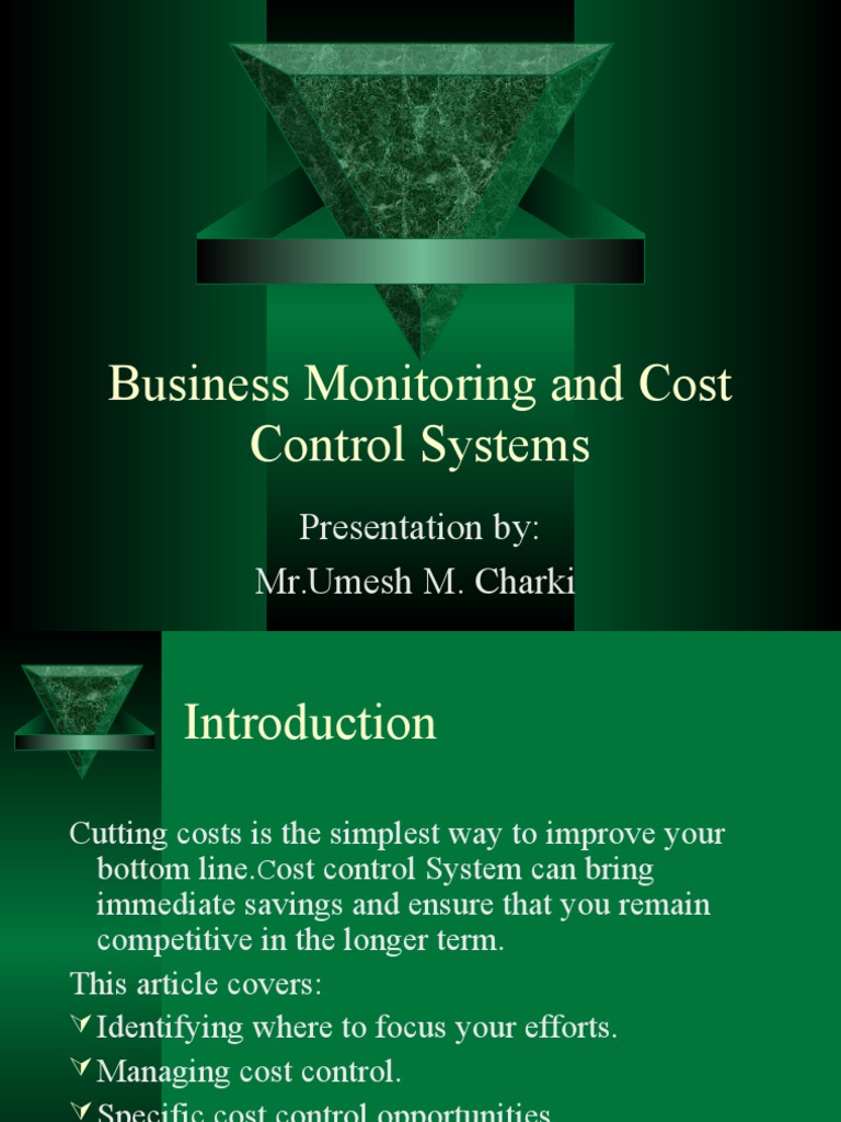 Cost Control Strategies Guide | PDF | Supply Chain | Cost Accounting
