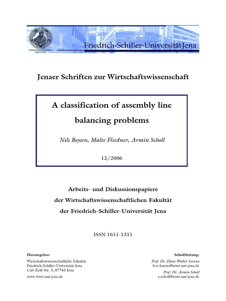 Characteristics of Assembly Line | PDF | Taxonomy (Biology ...