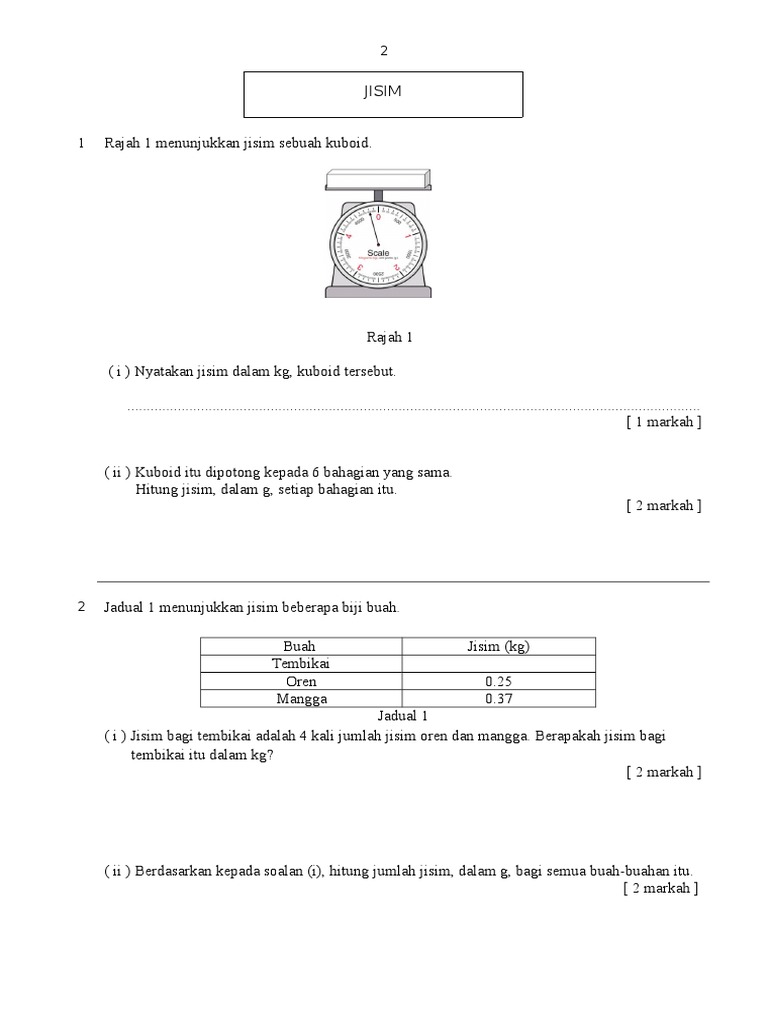 Jisim K2 | PDF