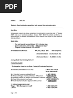 EoT Claim Template For Contractors | PDF | Business