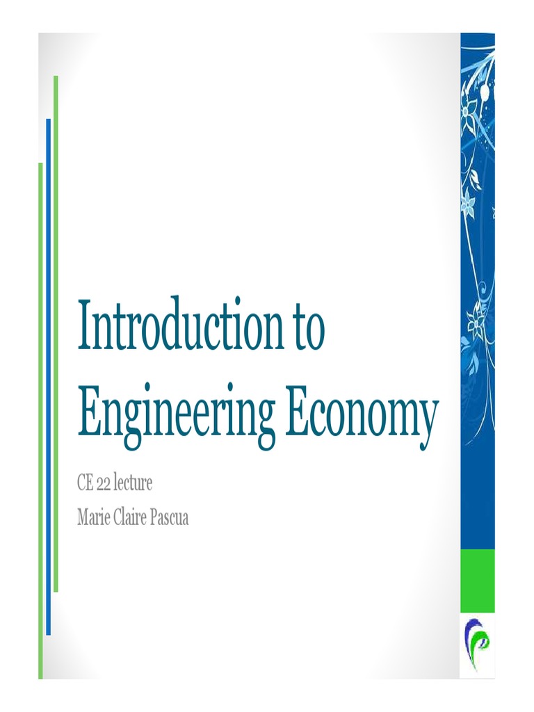 Engineering Economy Basics | PDF | Risk | Uncertainty