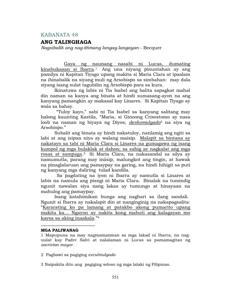 KABANATA 48 Footnote | PDF