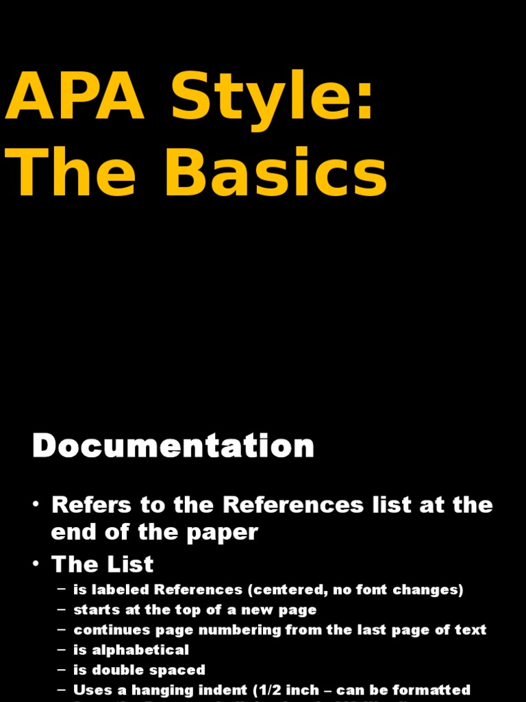APA Style | PDF | Citation | Websites