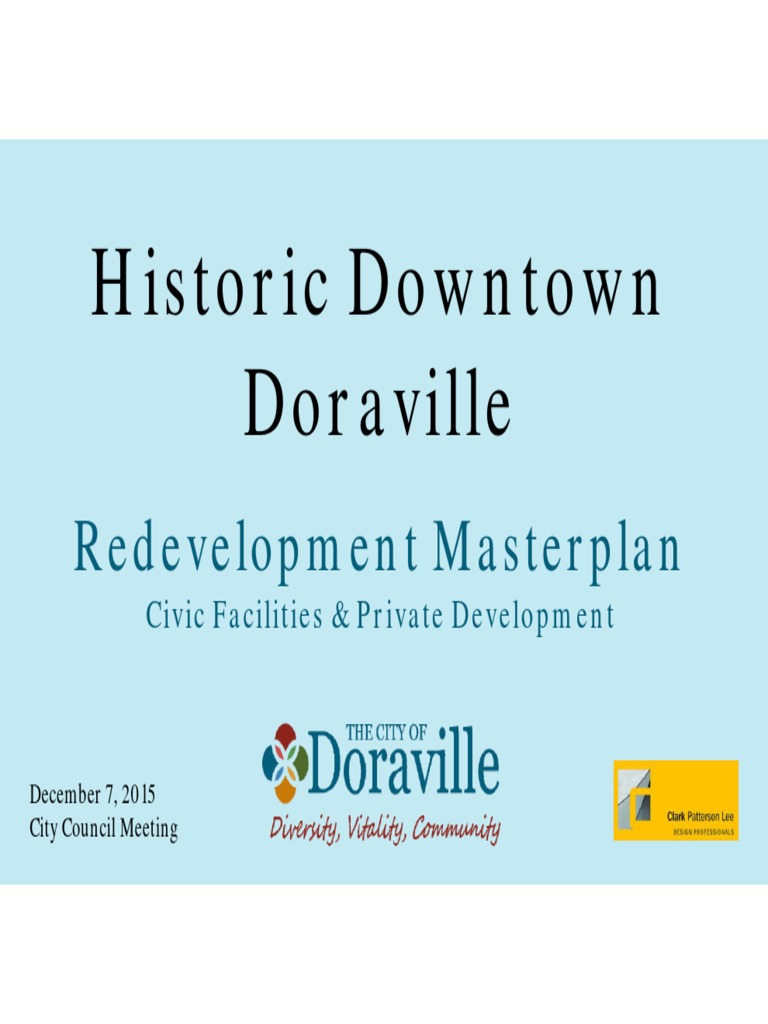 Doraville Downtown HDD Masterplan December 7 2015 Version 9 | PDF ...