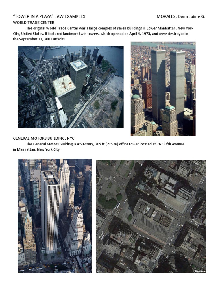 WTC Plaza and Its Historical Context | PDF