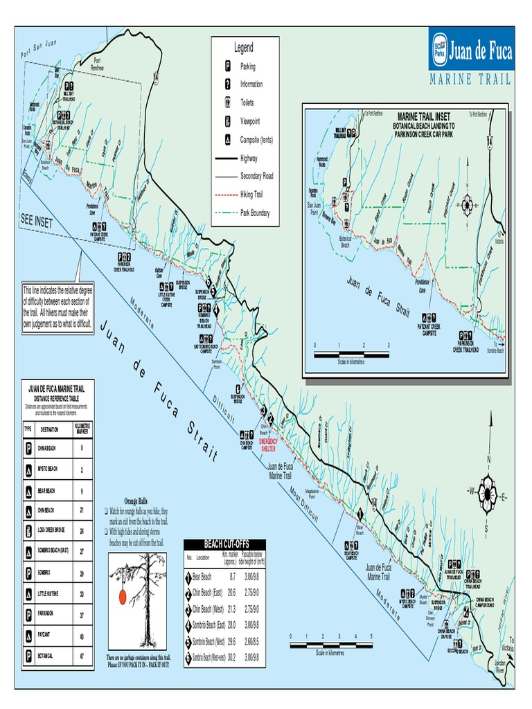 JDF Map | PDF | Hiking | Adventure Travel