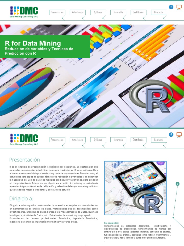 DM6 Rfor Data Mining | PDF | Procesamiento de datos | Estadísticas