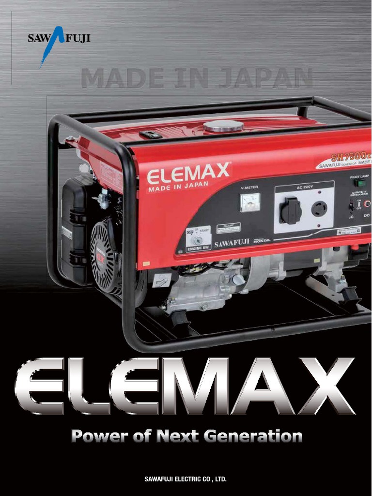 Elemax General2014 | PDF | Ac Power Plugs And Sockets | Engines