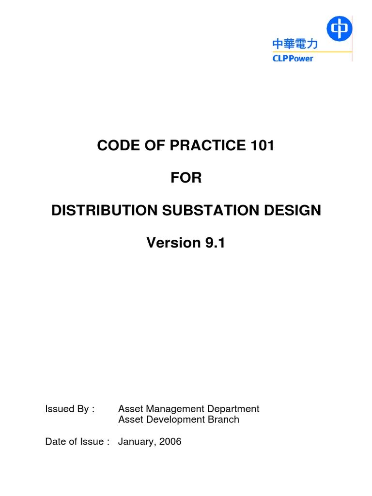 COP 101 Version 9.1 Document (Text) Jan 2006 | PDF | Electrical ...