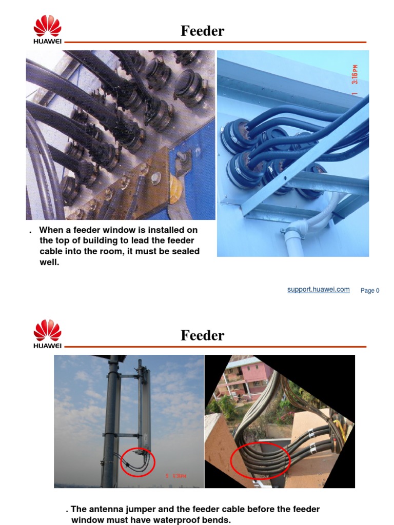 Sample Installation Standard of BTS PDF | PDF | Cable | Roof