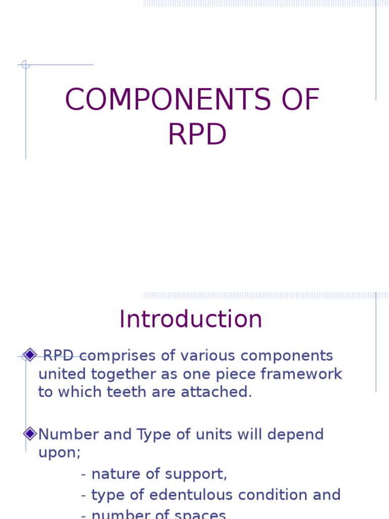 Components of RPD | PDF