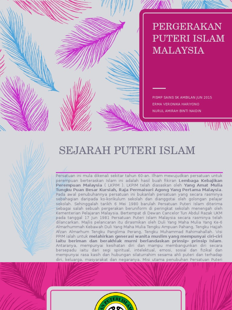 MPU3031 Pergerakan Puteri Islam Malaysia PPIM | PDF