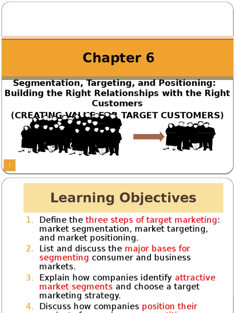 FHBM1124 Marketing Chapter 6-Segmentation Targeting Positioning | PDF | Market Segmentation ...