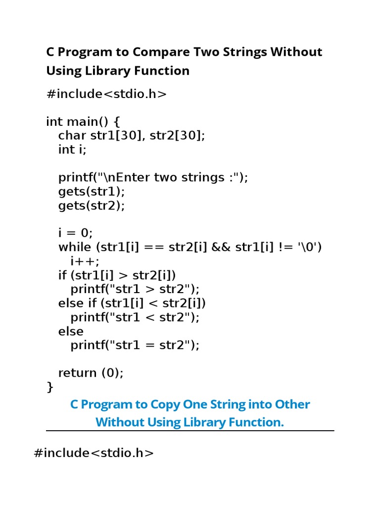 C Programs | Download Free PDF | String (Computer Science) | Computer Data