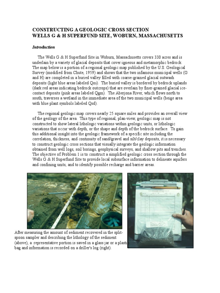 Cross Section Intro and Activity | PDF | Geology | Glacier