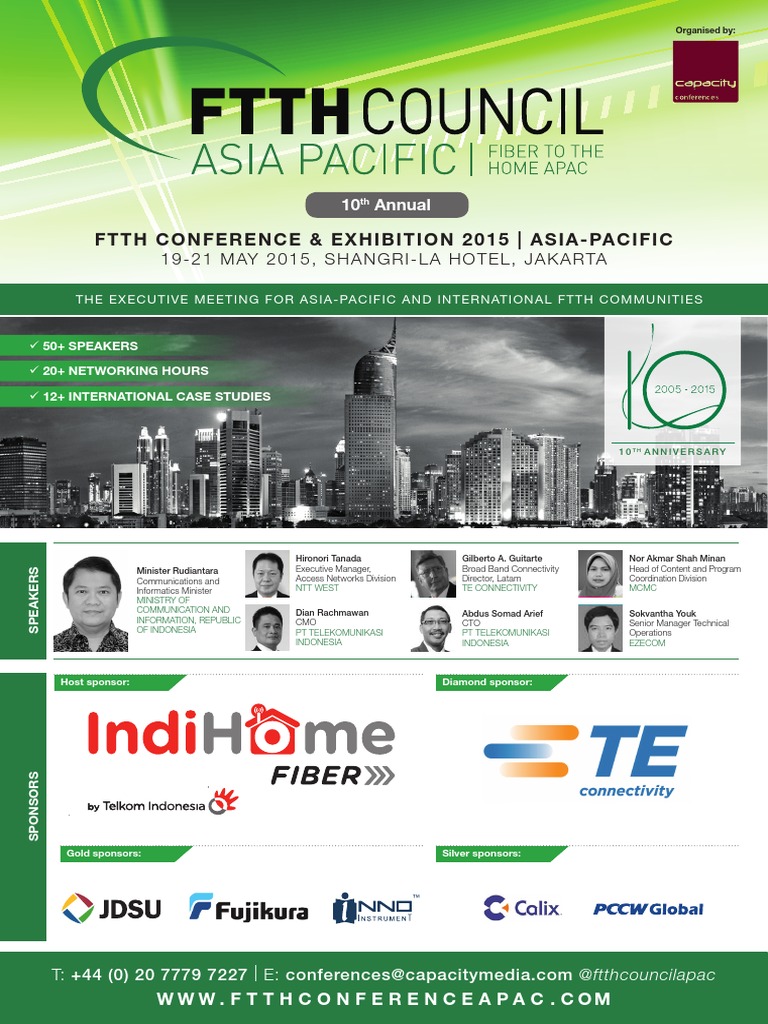 FTTH Asia Pacific 2015 Brochure | PDF