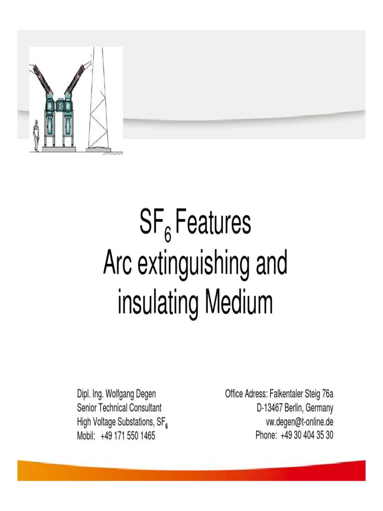 SF6 Features and Applications | PDF | Greenhouse Gas | Kyoto Protocol