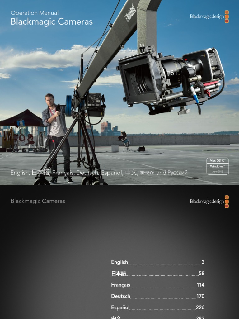 Blackmagic Camera Manual | PDF | Solid State Drive | Secure Digital