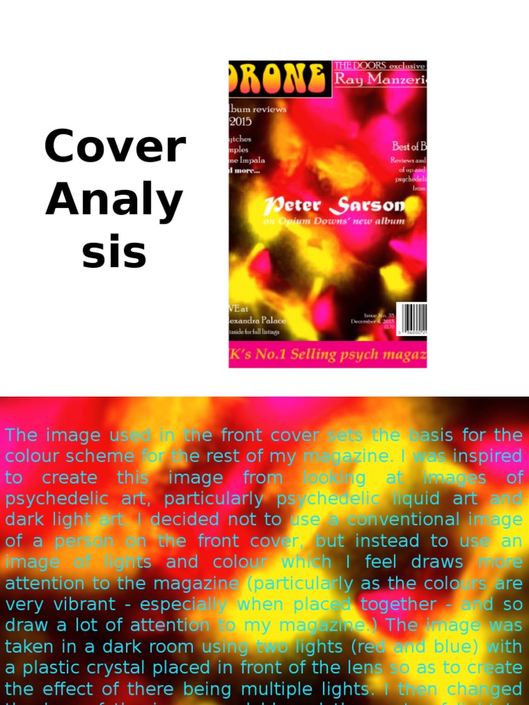 Psychedelic Magazine Cover Analysis | PDF
