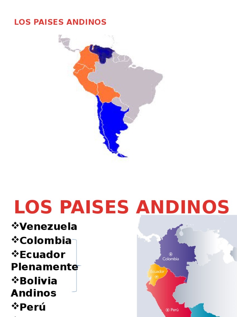 Paises Andinos1 | PDF | Perú | Ecuador