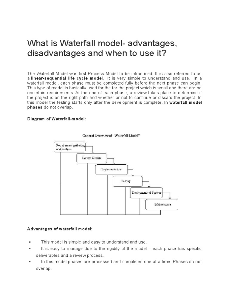 Waterfall Model | PDF | Software Development Process | Software Engineering
