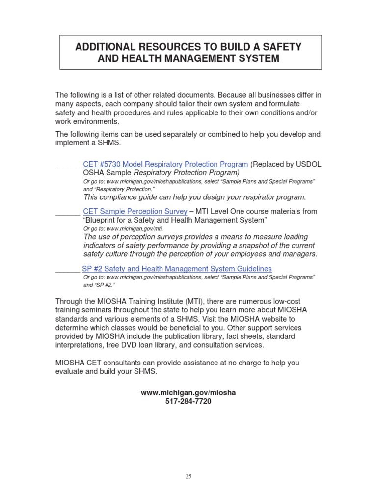 Additional Resorces Safety3134 PDF | PDF | Occupational Safety And ...