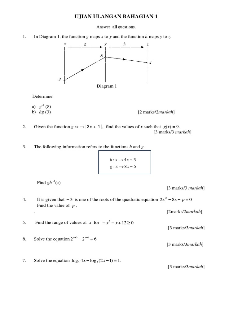 Chapter 1 - Functions | PDF