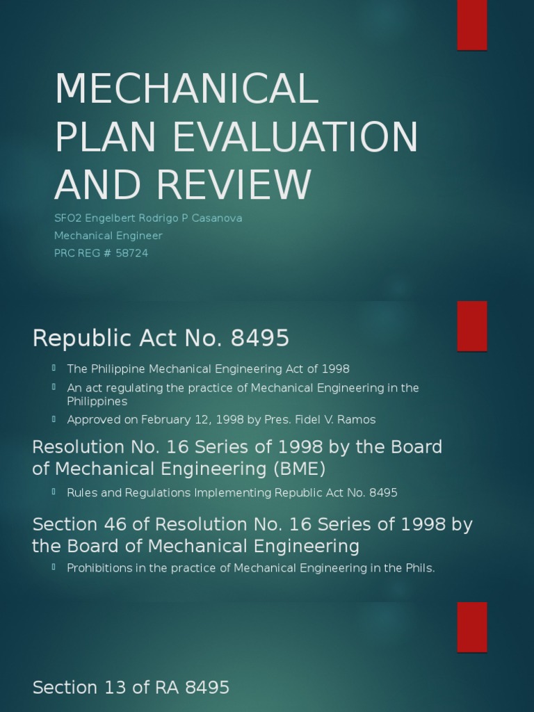 Mechanical Plan Evaluation and Review Outline | PDF | Hvac | Duct (Flow)
