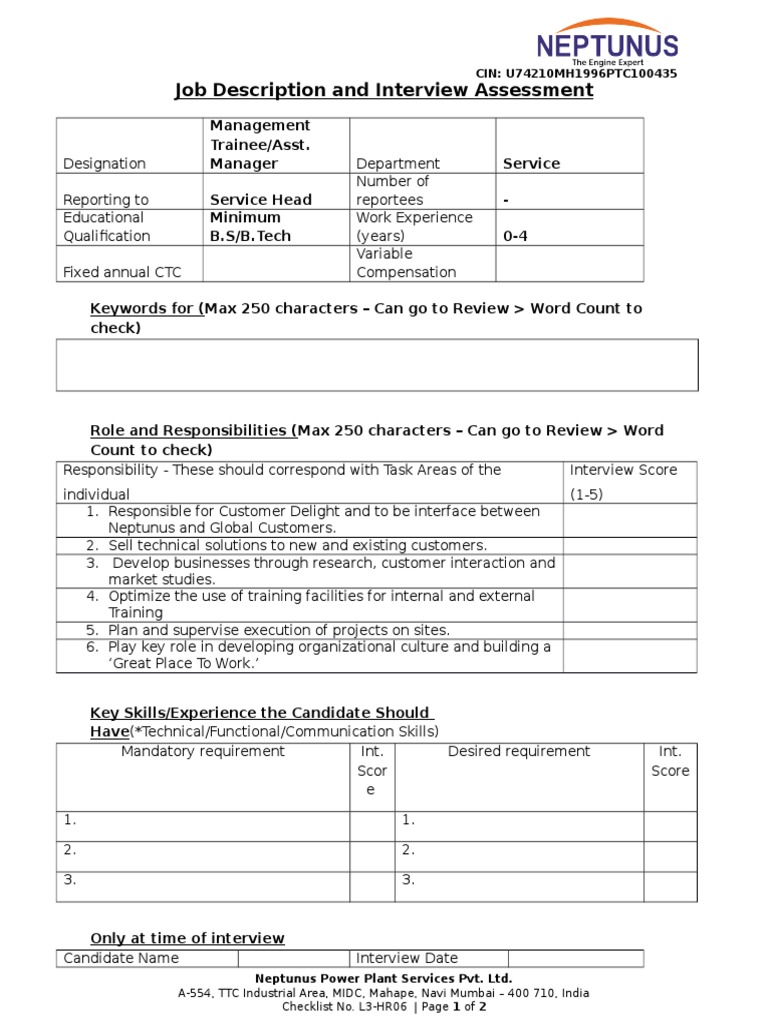 Neptunus Management Trainee Job Overview | PDF | Career & Growth | Business